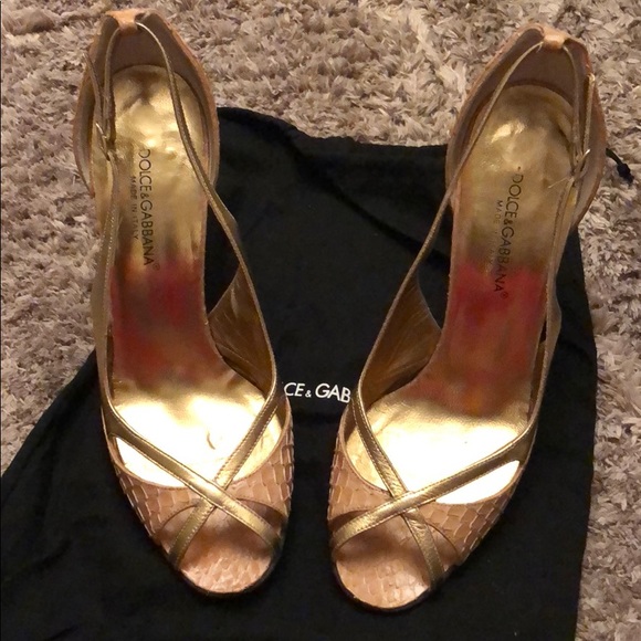 Dolce & Gabbana | Shoes | Dolce Gabbana 2 Toned Colored Heels | Poshmark